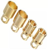 China 8mm Gold Plated Bullet Connectors for RC Lipo Battery ESC Motor 1 Pair for sale