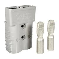 China 350A 600V Forklift Battery Plug , Winch Trailer Forklift Battery Cable Connectors for sale