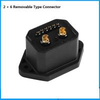 China Removable 220V Copper Electric Car Plug ,  2 6 Core Copper EV Charger Plug Adapter for sale