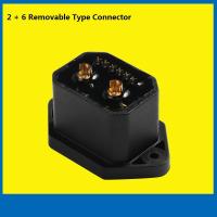 China Removable 220V Copper Electric Car Plug ,  2 6 Core Copper EV Charger Plug Adapter for sale