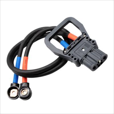 China 80A 160A 320A Inverter Battery Cable Set 150V For Electric Forklift for sale