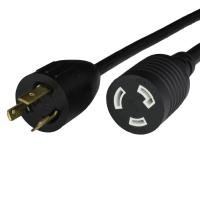 China 125V 20A Copper Electronics Wire Harne Power Cords L5-20P-L5-20R for sale