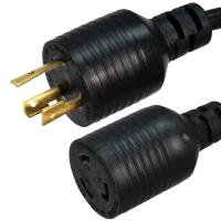 China 125V 20A Copper Electronics Wire Harne Power Cords L5-20P-L5-20R for sale