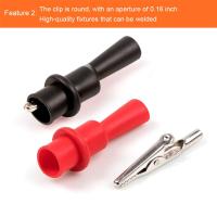 China 1000V 10A Multimeter Crocodile Clips , Multipurpose Battery Alligator Clips for sale