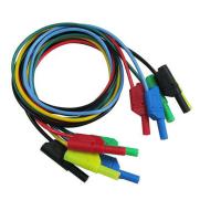 China Silicone Rubber Multimeter Test Leads Multicolor 32A With Banana Plug for sale