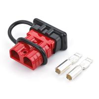China Dual Pole Anderson Powerpole Connectors 50A 600V For Forklift Battery Terminal for sale