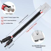 China 50A Anderson to MC4 Solar Extension Cable 45cm XLPE IP67 600V for Photovoltaic Power for sale