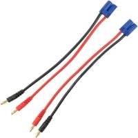 China ROHS 12AWG RC Charger Cable EC5 Connector Male To 4mm Bullet Banana Plugs for sale