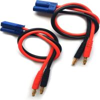 China ROHS 12AWG RC Charger Cable EC5 Connector Male To 4mm Bullet Banana Plugs for sale