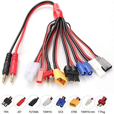 China Stable 8 In 1 RC Lipo Charger Leads Multifunctional Heatproof for sale