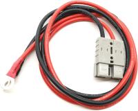 China 50A 600V Anderson Style Power Inverter Cable 8AWG 500mm with Ring Terminals for Solar Battery for sale