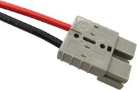 China 50A 600V Anderson Style Power Inverter Cable 8AWG 500mm with Ring Terminals for Solar Battery for sale