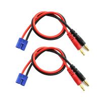 China 14AWG Silicone EC3 RC Charger Cable Multipurpose Red Black Color for sale