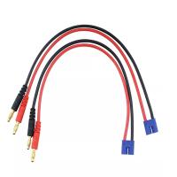 China 14AWG Silicone EC3 RC Charger Cable Multipurpose Red Black Color for sale