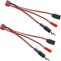 China Antiwear 22AWG Deans Charging Cable 3 In 1 Multipurpose Durable for sale