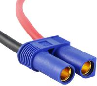 China Tinned Copper EC5 Charge Lead 10AWG 100mm Series Connector for RC Battery Adapter for sale