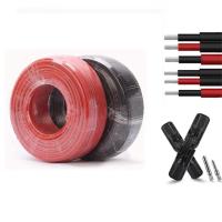 China XLPE 1000V 1500V Photovoltaic Solar Cable Tinned Copper 4mm2 6mm2 10mm2 for sale