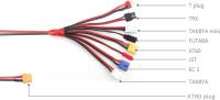 China Durable Silicone Lipo Charging Cable , Multipurpose RC Charger Leads for sale