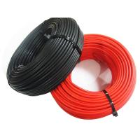 China Heatproof 2x10mm2 Solar Panel Wire , Antiwear DC Cable For Solar PV for sale