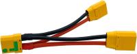 China XT90S Anti Spark RC Charger Cable Connector Y Harness For Parallel Battery for sale
