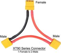 China Hexie XT90 Series RC Charger Cable Connector For Helicopter Quadcopter for sale