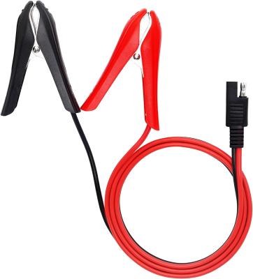 China 12V Battery PVC Insulated Alligator Clips Tinned Copper Multiscene for sale