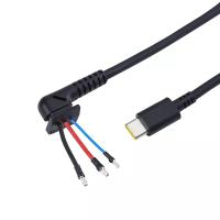 China Custom 22AWG USB Type C DC Power Supply Cable 12V 24V 48V with Strain Relief Grommet for sale