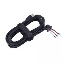 China Custom 22AWG USB Type C DC Power Supply Cable 12V 24V 48V with Strain Relief Grommet for sale