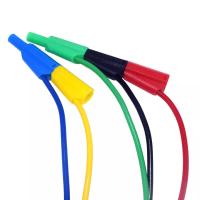 China Stackable Multimeter Test Leads 1000V 15A Double Ended Banana Plug 4mm 5 Colors for sale
