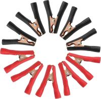 China ISO9001 Rubber Alligator Battery Clamps , 600V Crocodile Battery Clips for sale
