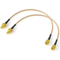 China Copper WiFi Antenna Extension Cable RP-SMA Male to Female 30cm RG316 for Router for sale