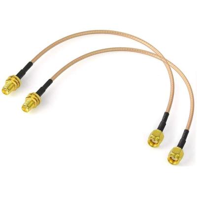 China Copper WiFi Antenna Extension Cable RP-SMA Male to Female 30cm RG316 for Router for sale