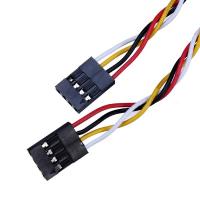 China Dupont 2.54mm 4Pin 8Pin Female Jumper Wire Cables 20cm for PC Motherboard 250V-300V for sale