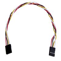 China Dupont 2.54mm 4Pin 8Pin Female Jumper Wire Cables 20cm for PC Motherboard 250V-300V for sale