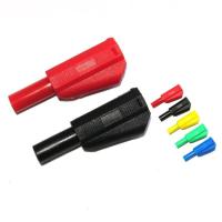 China 4mm Banana Plug Multimeter Test Leads 16A-30A With Silicone Jacket for sale