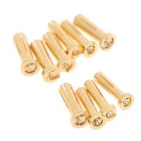 China 4mm 5mm Gold Plated Bullet Banana Plug Connector Male Female for RC Battery for sale