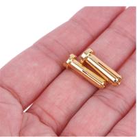China 4mm 5mm Gold Plated Bullet Banana Plug Connector Male Female for RC Battery for sale