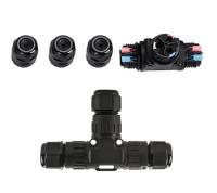 China Underground T Shape Connector IP68 Waterproof Junction Box Connectors Quick Installation for sale