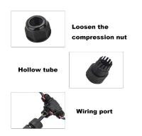 China Underground T Shape Connector IP68 Waterproof Junction Box Connectors Quick Installation for sale