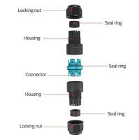 China IP68 Waterproof Quick Connector 2 Way 3 Core Electrical Junction Wire Connector for sale
