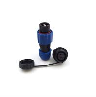 China 13mm Waterproof Aviation Connector IP67 2Pin Panel Mount LED Light Wire Connector for sale