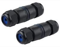 China IP68 Waterproof RJ45 Connector 2 Pack Cat6 Cat5E Shielded Outdoor Ethernet Coupler for sale