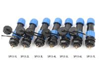 China SP13 IP68 Waterproof Connector Male / Female Aviation Plug Socket for sale