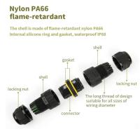 China EW-M16 IP68 Waterproof Cable Connector Male Push Pull / Screw Fixed For Automotive for sale