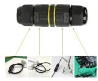China EW-M16 IP68 Waterproof Cable Connector Male Push Pull / Screw Fixed For Automotive for sale