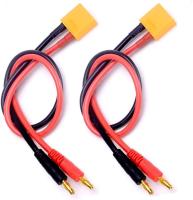 China XT90 Charging Cable XT90 to 4.0mm Banana Connector Adapter 12AWG 30cm for FPV RC Power Supply for sale