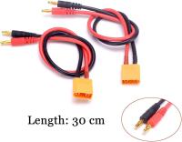 China XT90 Charging Cable XT90 to 4.0mm Banana Connector Adapter 12AWG 30cm for FPV RC Power Supply for sale