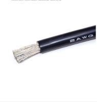 China Red / Black Silicone Coated Wire Insulated Stranded 2 AWG Tinned Copper Wire for sale