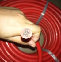 China Red / Black Silicone Coated Wire Insulated Stranded 2 AWG Tinned Copper Wire for sale