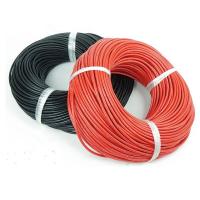 China Super Flexible Silicone Wire 2AWG-16AWG 600V Tinned Copper Conductor 200C for sale